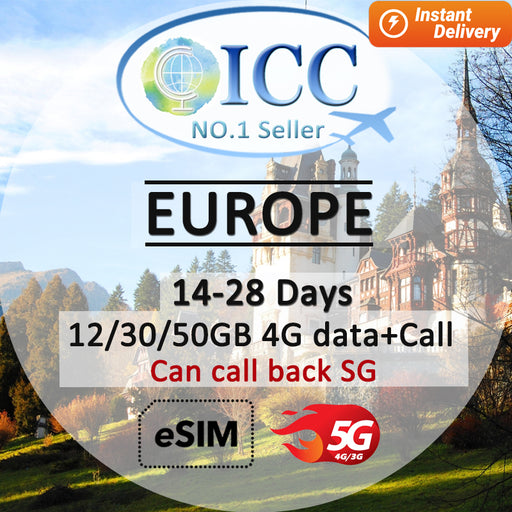 Europe SIM Card — International Card Center