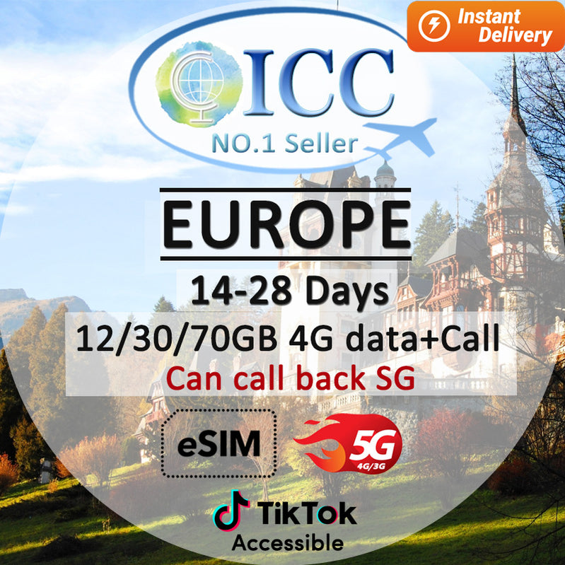 Europe SIM Card — International Card Center