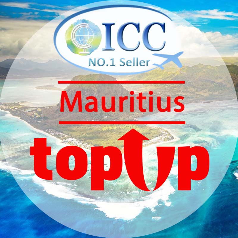 ICC-Top Up- Mauritius 1- 30 Days Unlimited Data — International Card Center