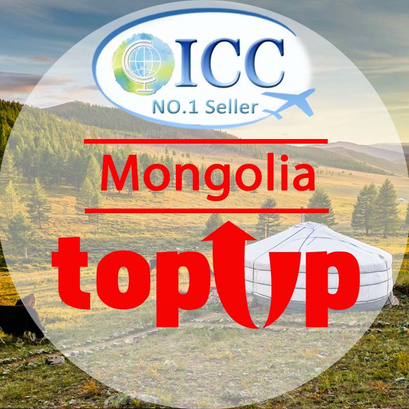ICC-Top Up- Mongolia 1- 30 Days Unlimited Data — International Card Center